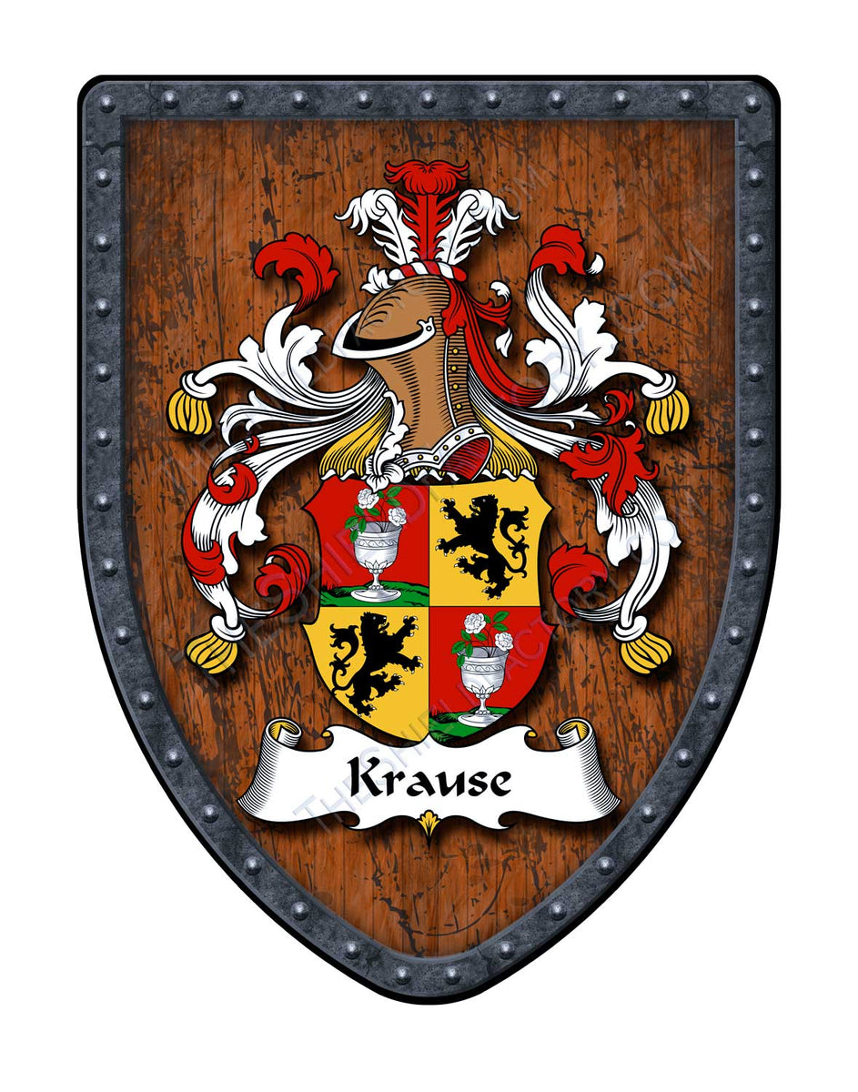 Krause Coat of Arms Family Crest – My Family Coat Of Arms