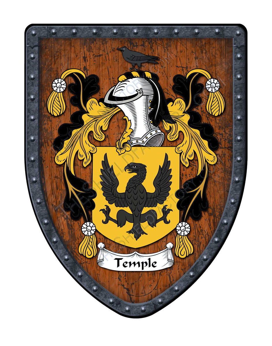 Temples or Temple Family Coat of Arms Family Crest – My Family Coat Of Arms
