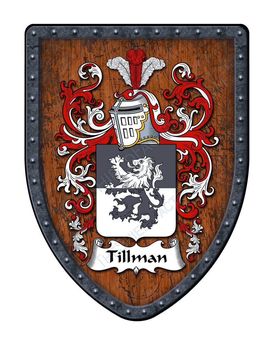 Tillman Coat of Arms Family Crest – My Family Coat Of Arms