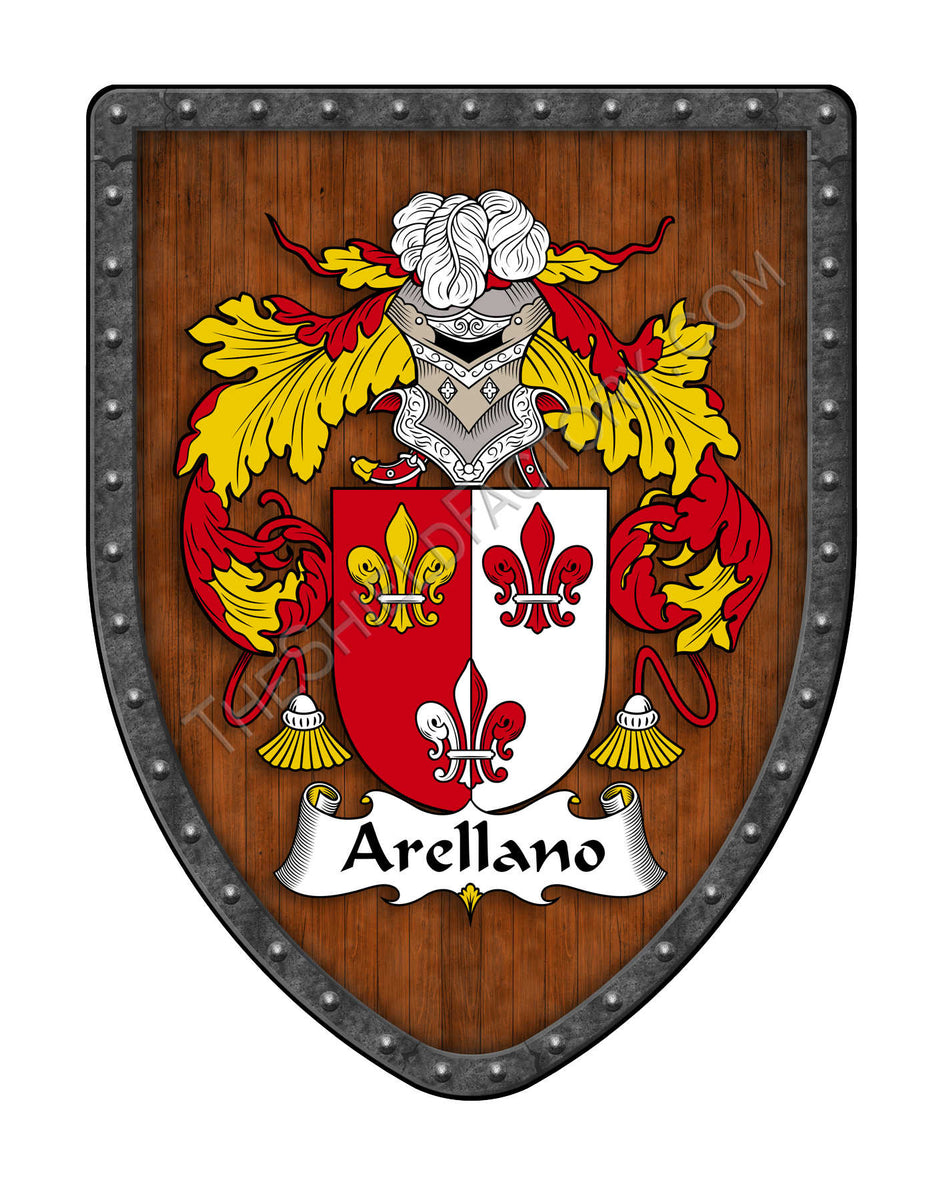 Arellano Coat of Arms Hispanic Family Crest – My Family Coat Of Arms