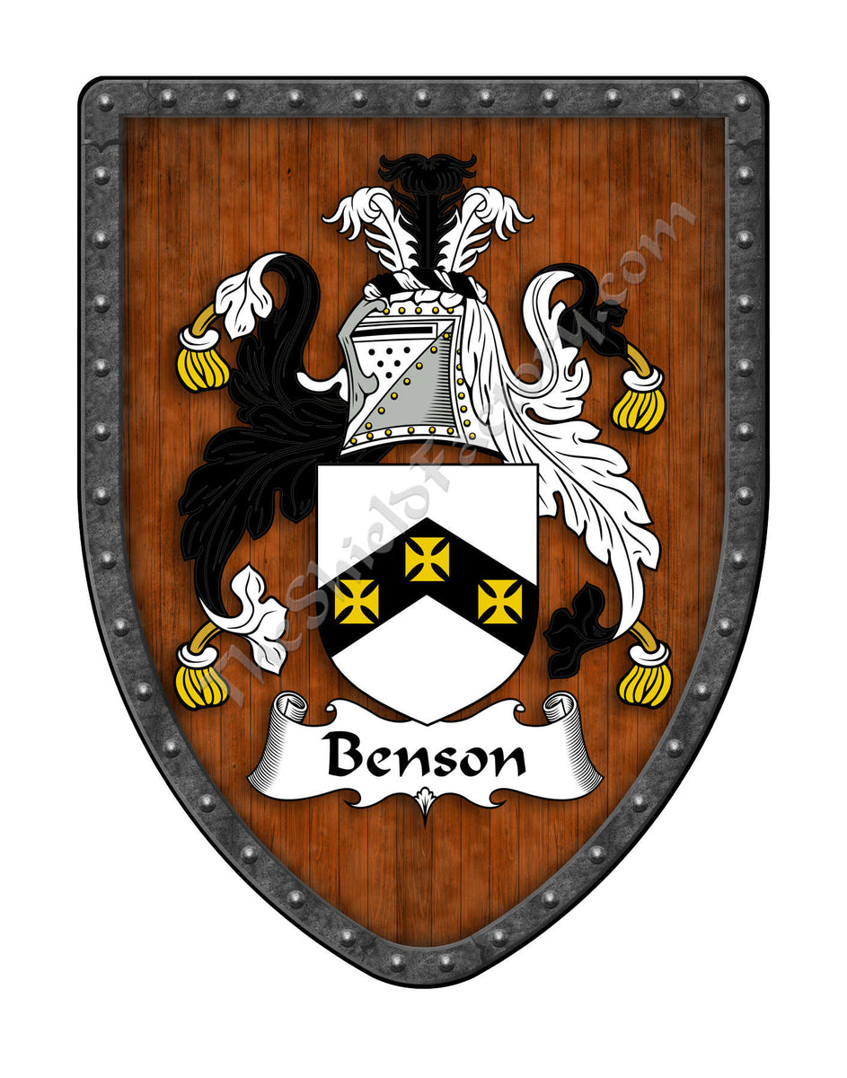 Benson Coat of Arms Family Crest – My Family Coat Of Arms