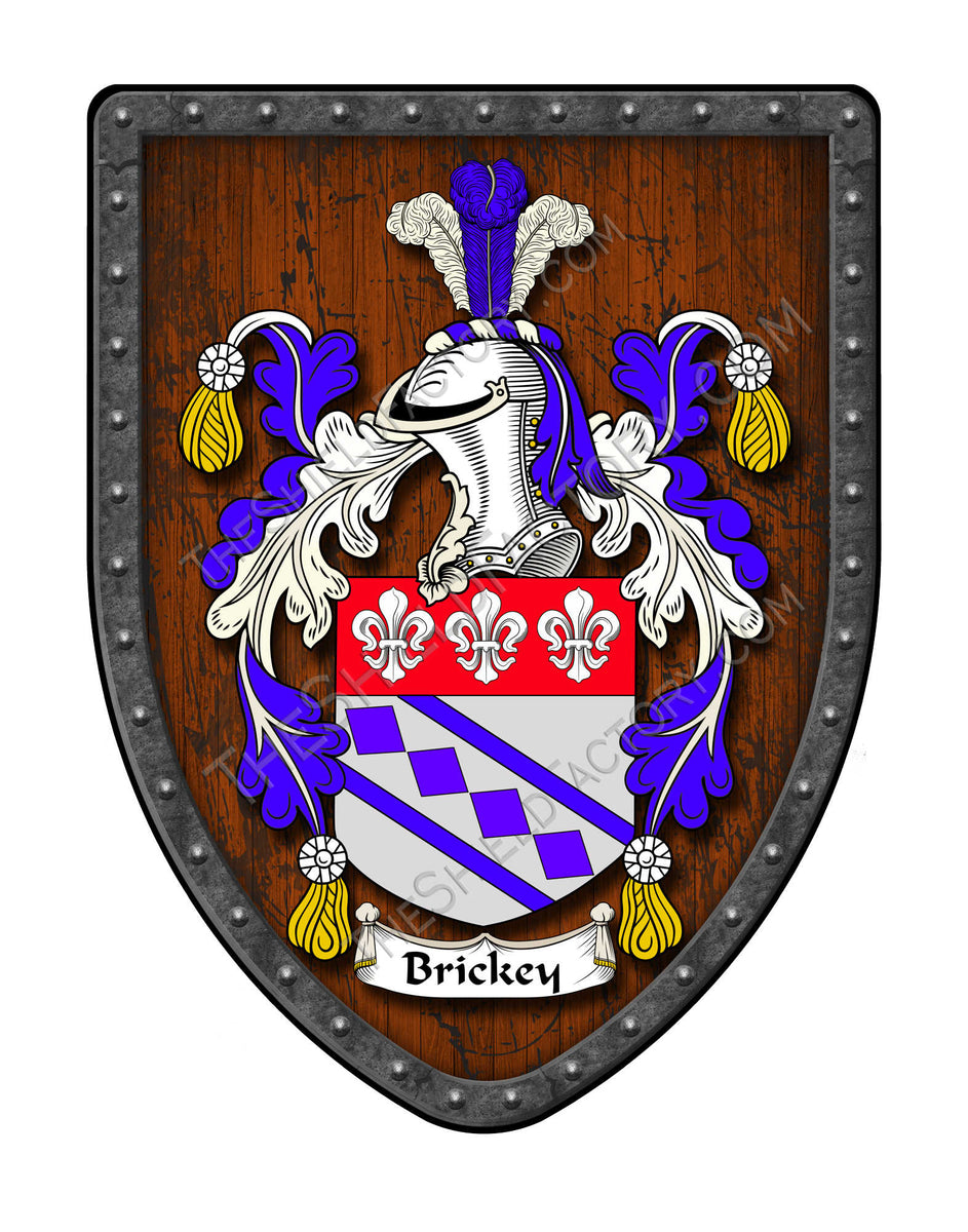Brickey Coat of Arms Family Crest – My Family Coat Of Arms