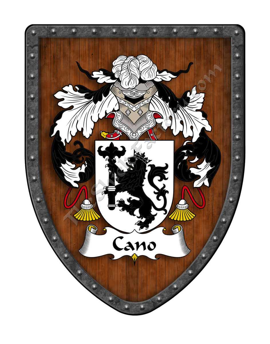Cano Coat of Arms Family Crest Shield – My Family Coat Of Arms