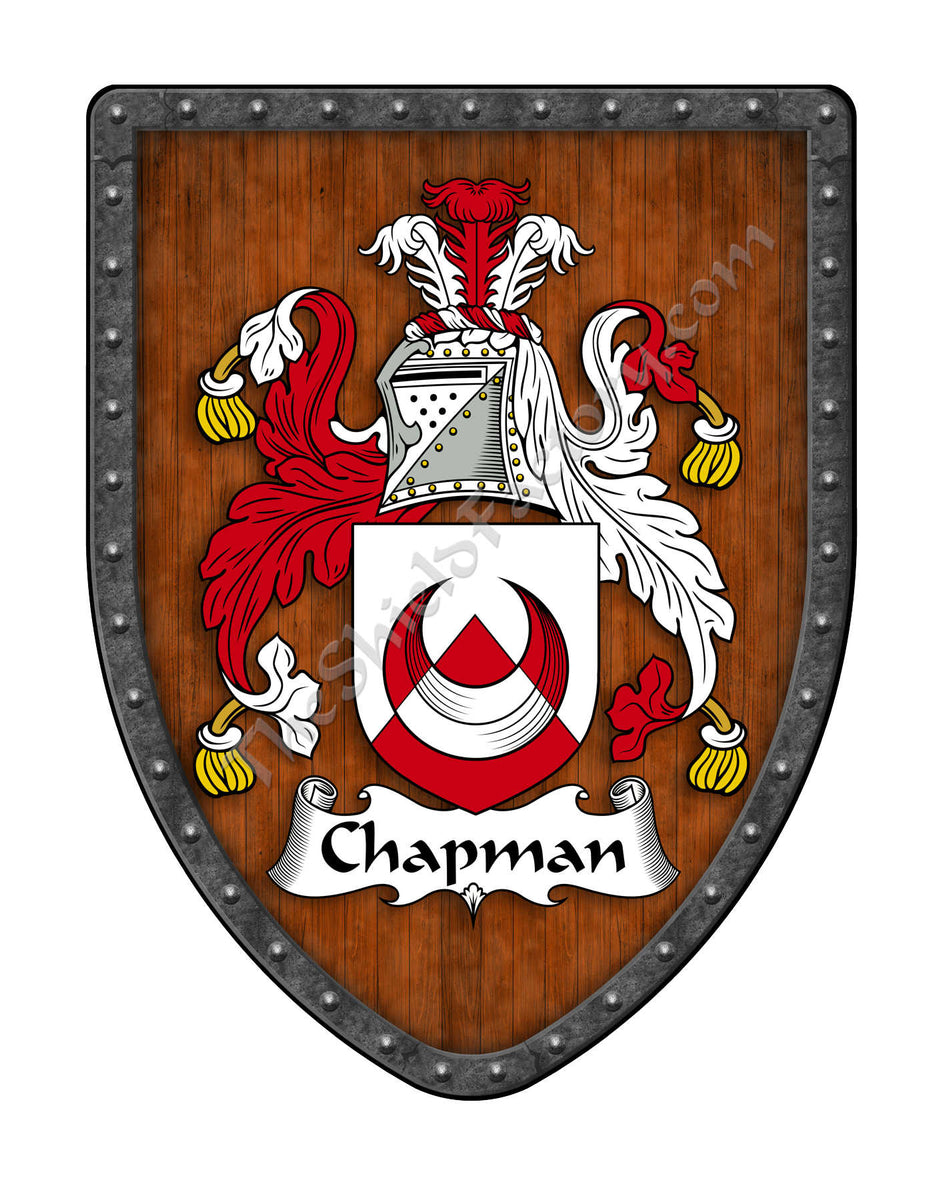 Chapman Coat of Arms Shield Family Crest – My Family Coat Of Arms