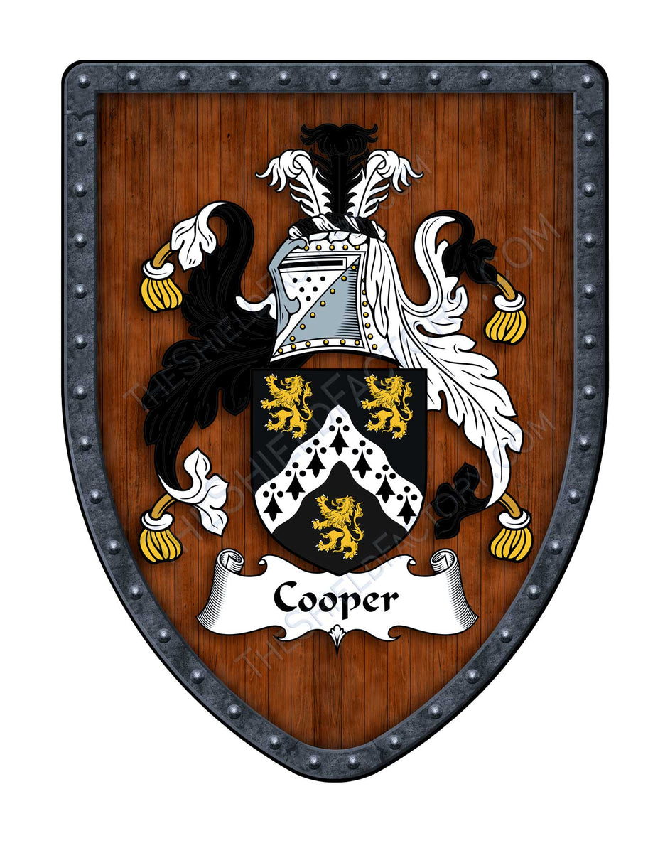 Cooper Coat of Arms Shield Family Crest – My Family Coat Of Arms