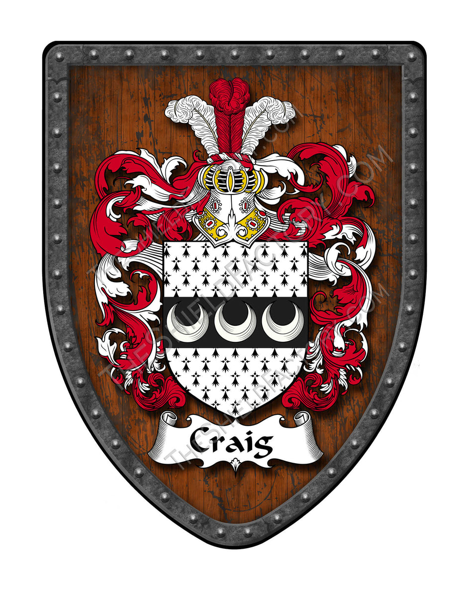 Craig Coat of Arms Family Crest – My Family Coat Of Arms