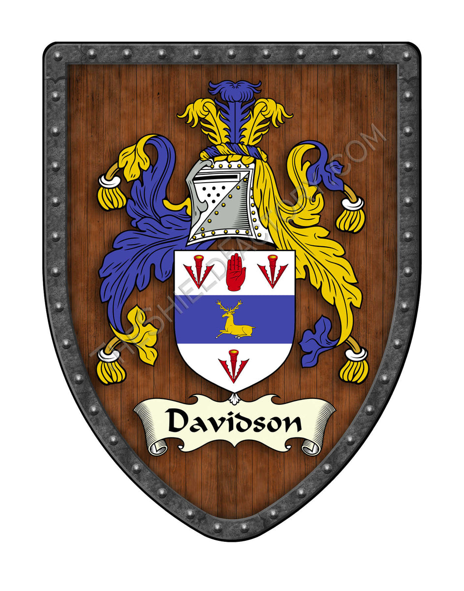 Davidson Coat of Arms Shield Family Crest – My Family Coat Of Arms
