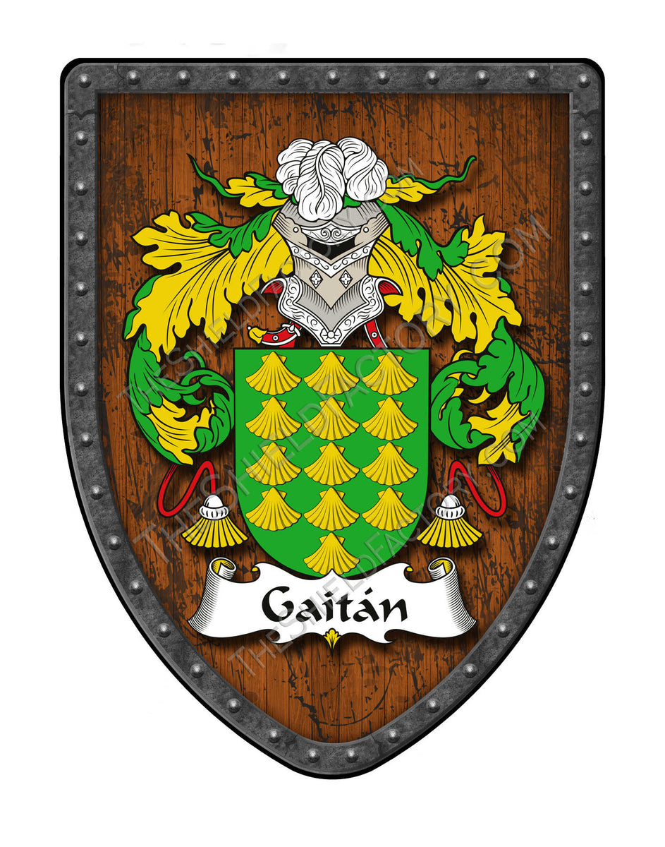 Gaitan Coat of Arms Family Crest – My Family Coat Of Arms