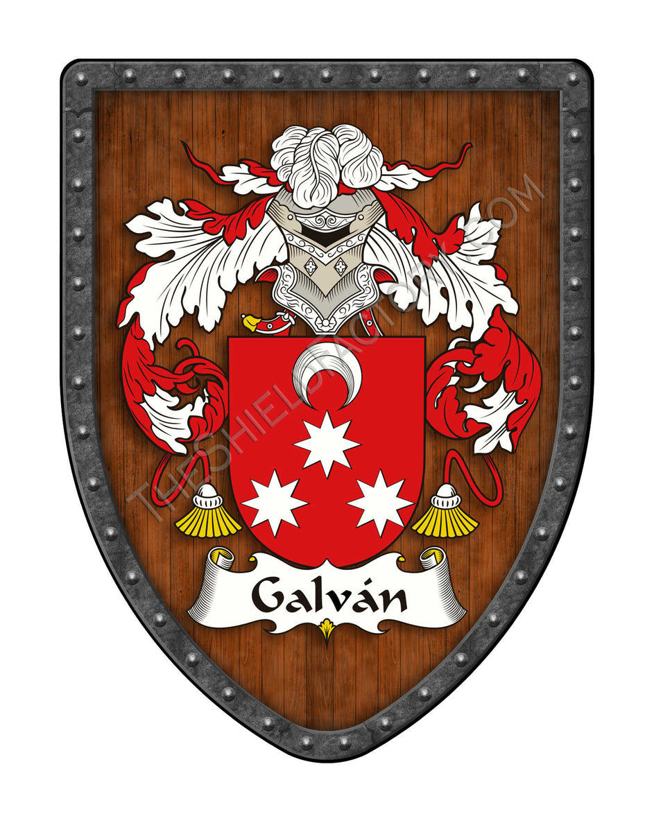 Galván Coat of Arms Shield – My Family Coat Of Arms