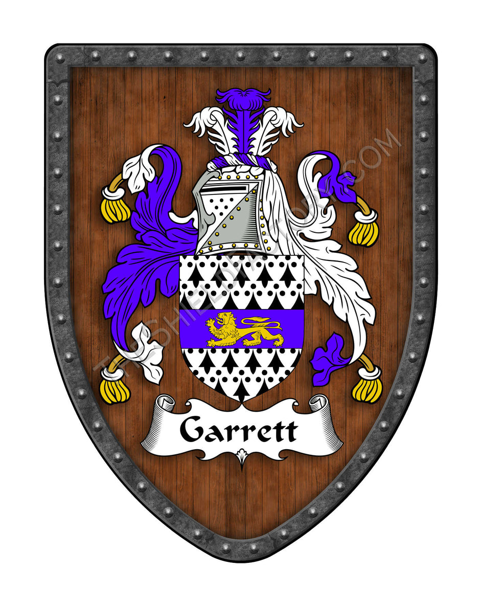 Garrett Coat of Arms Shield – My Family Coat Of Arms