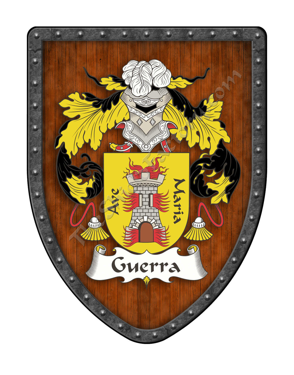 Guerra Family Crest Coat of Arms – My Family Coat Of Arms