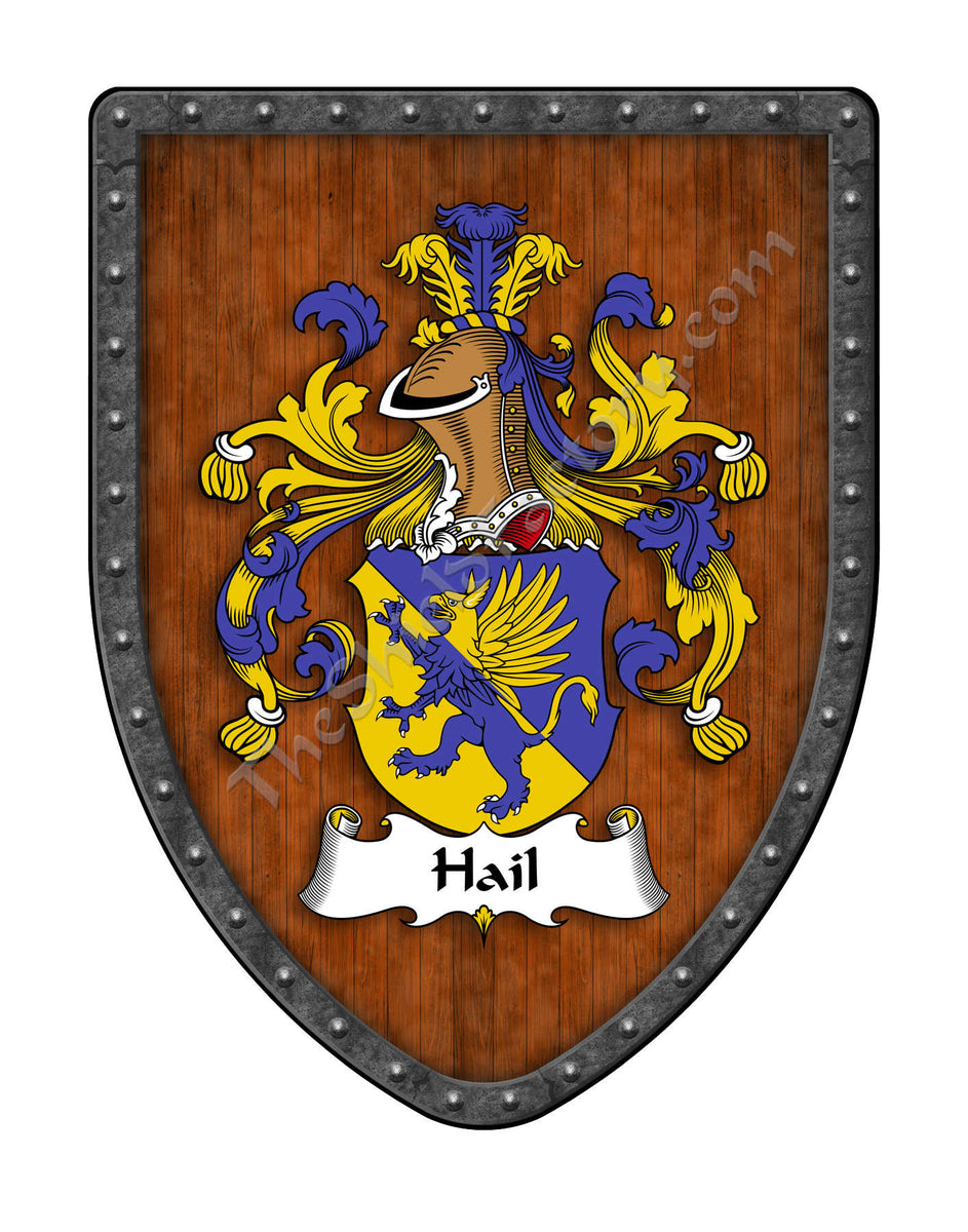 Hail Family Crest Coat of Arms – My Family Coat Of Arms
