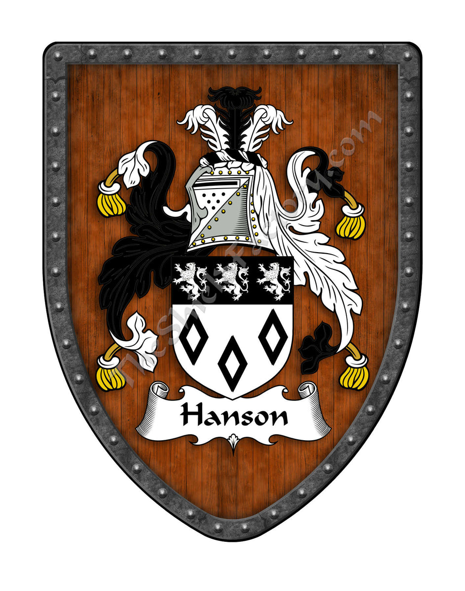 Hanson Family Crest Coat of Arms – My Family Coat Of Arms