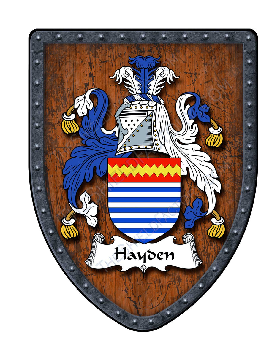Hayden Coat of Arms Family Crest Shield – My Family Coat Of Arms