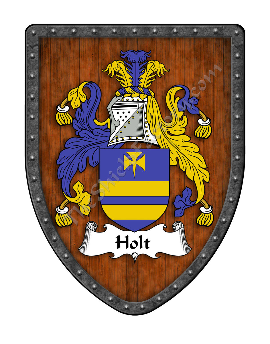 Holt I Family Coat of Arms Shield – My Family Coat Of Arms