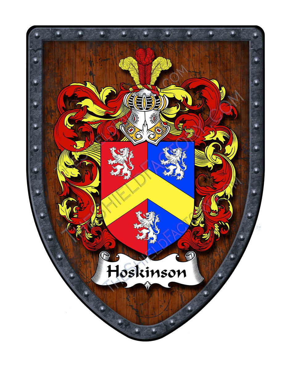 Hoskinson Coat of Arms Family Crest – My Family Coat Of Arms