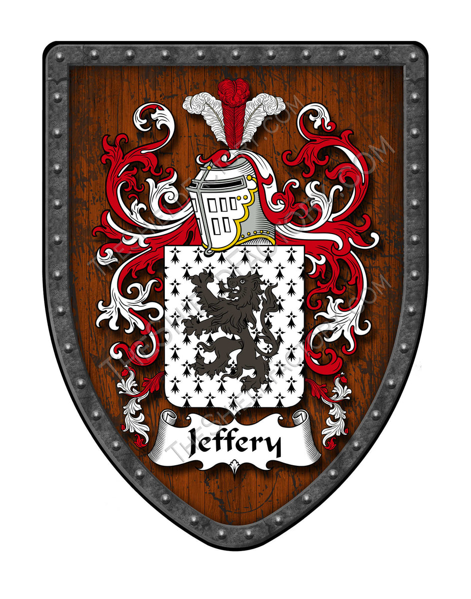 Jeffery Family Coat of Arms Shield – My Family Coat Of Arms