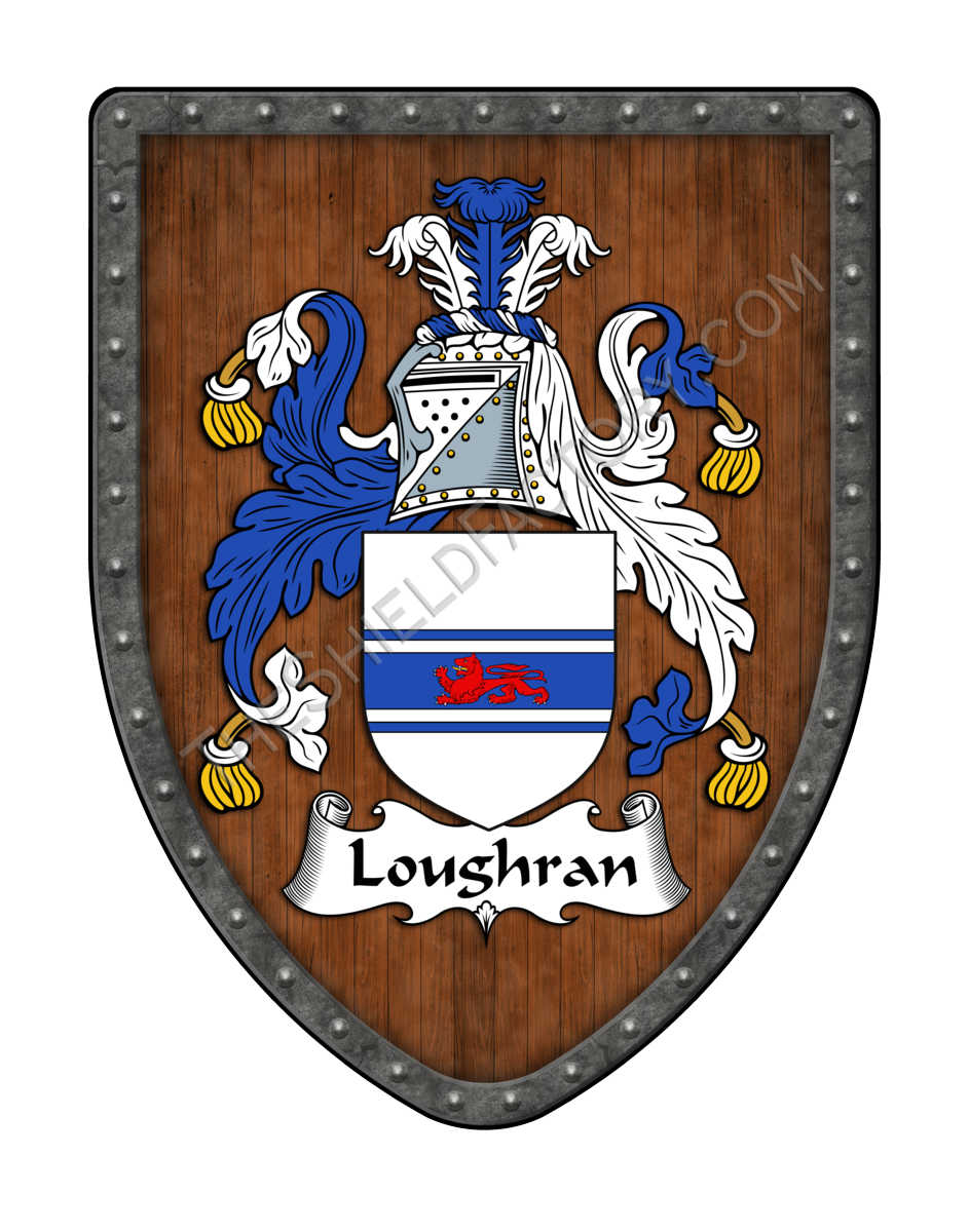 Loughran Coat of Arms Family Crest Shield – My Family Coat Of Arms