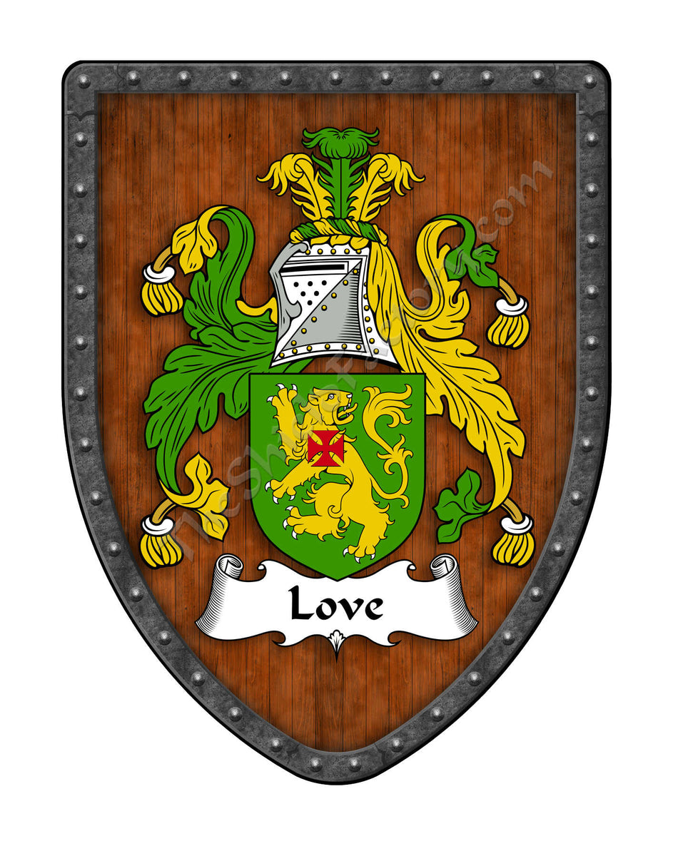 Love Coat of Arms Family Crest Shield – My Family Coat Of Arms