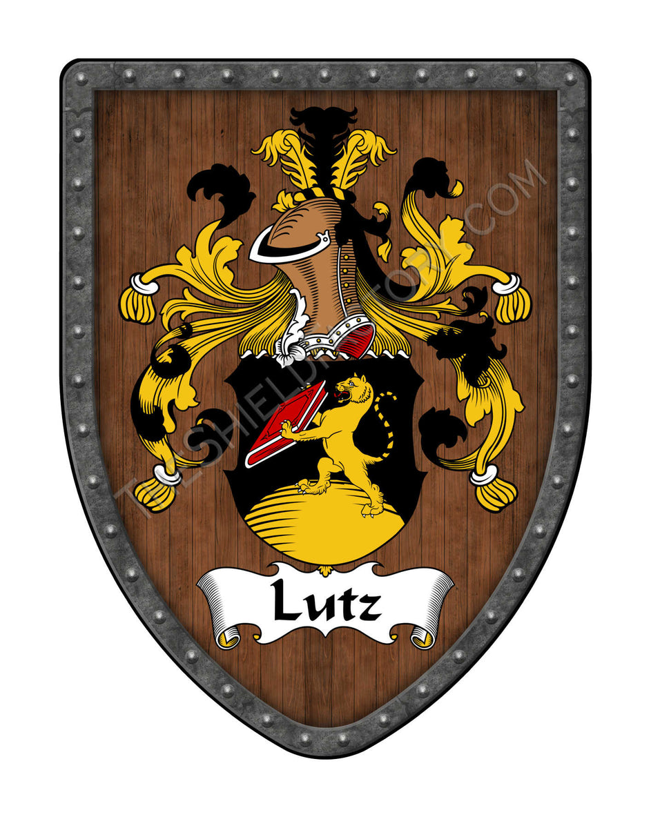 Lutz Coat of Arms Shield Family Crest – My Family Coat Of Arms