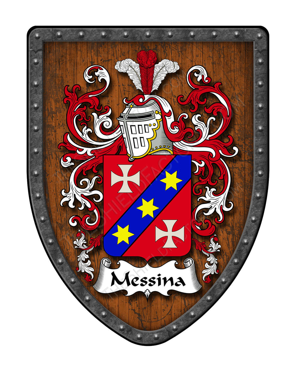 Messina Coat of Arms Shield – My Family Coat Of Arms