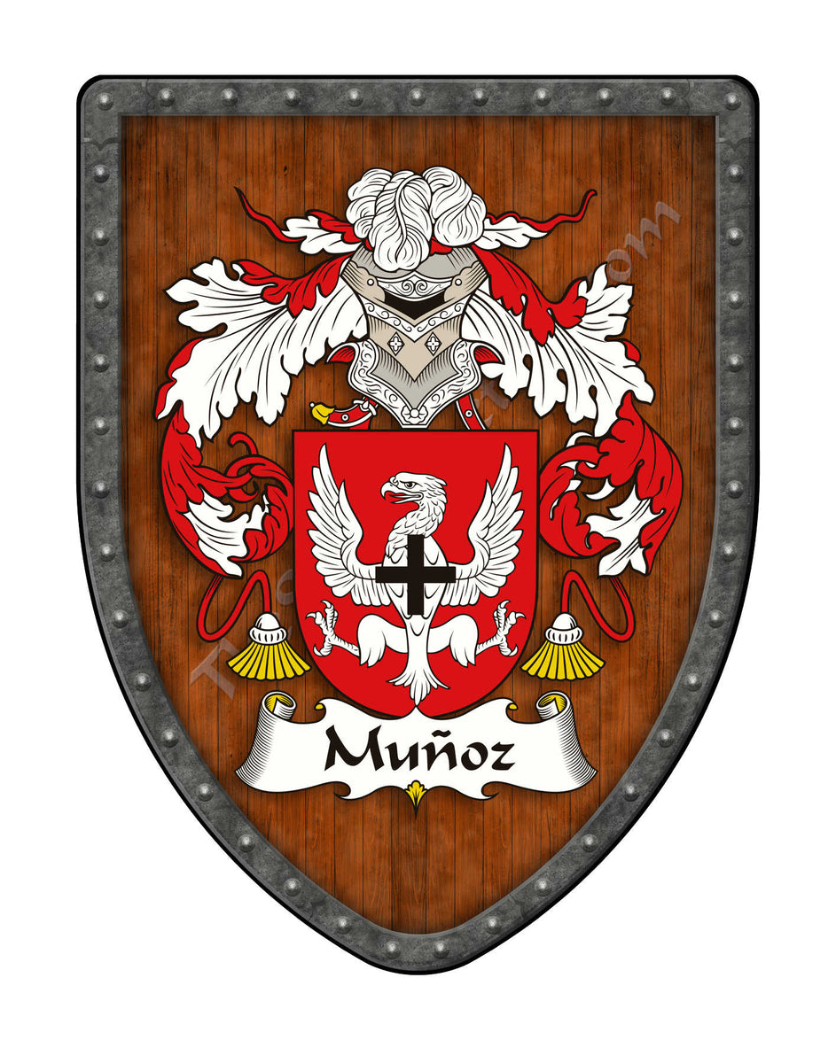 Muñoz Coat of Arms Shield – My Family Coat Of Arms