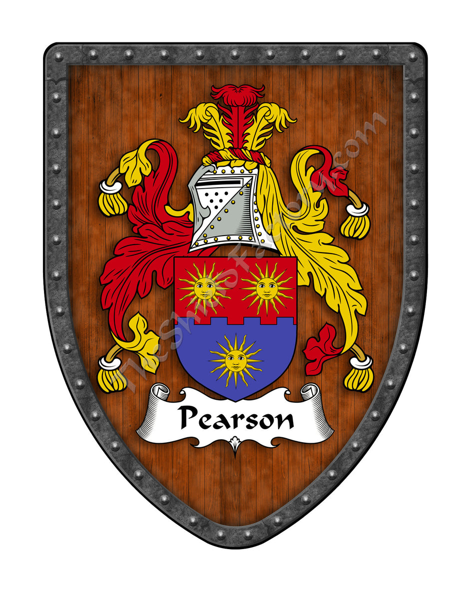 Pearson Family Coat of Arms Shield – My Family Coat Of Arms