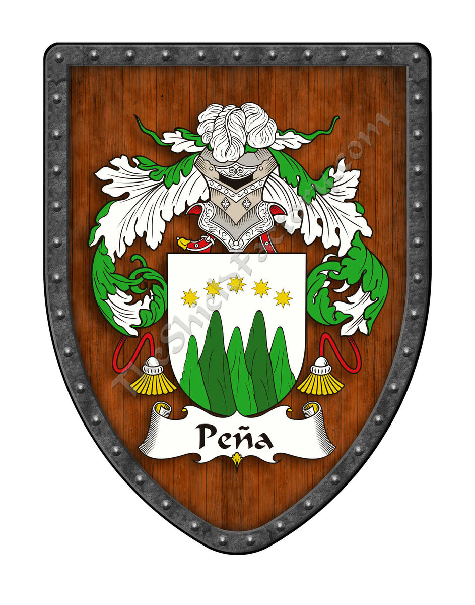 Peña Family Coat of Arms Shield – My Family Coat Of Arms