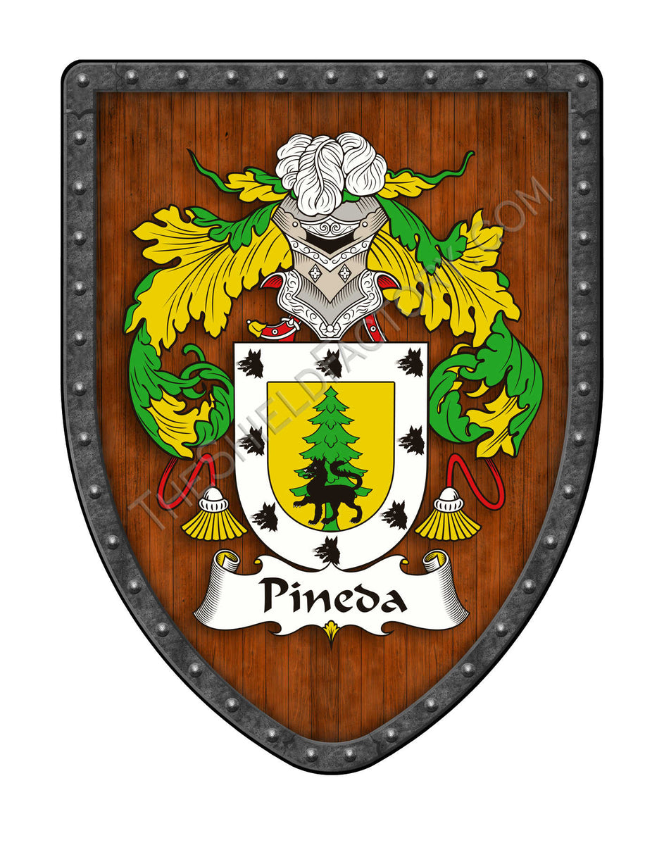 Pineda Coat of Arms Shield – My Family Coat Of Arms