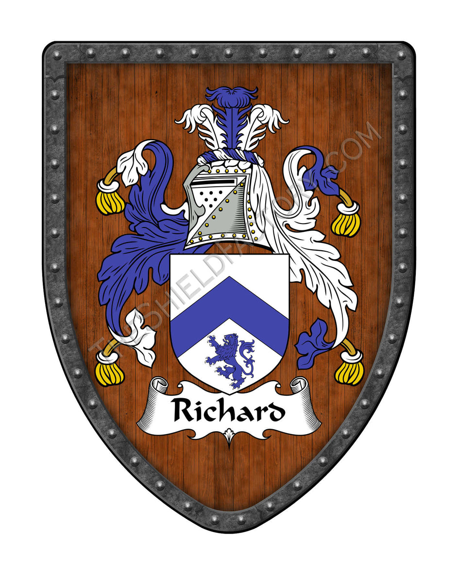 Richard Richards Family Coat of Arms Shield – My Family Coat Of Arms