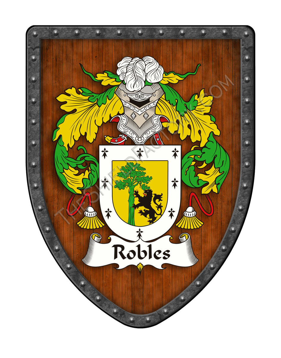 Robles Family Coat of Arms Shield – My Family Coat Of Arms