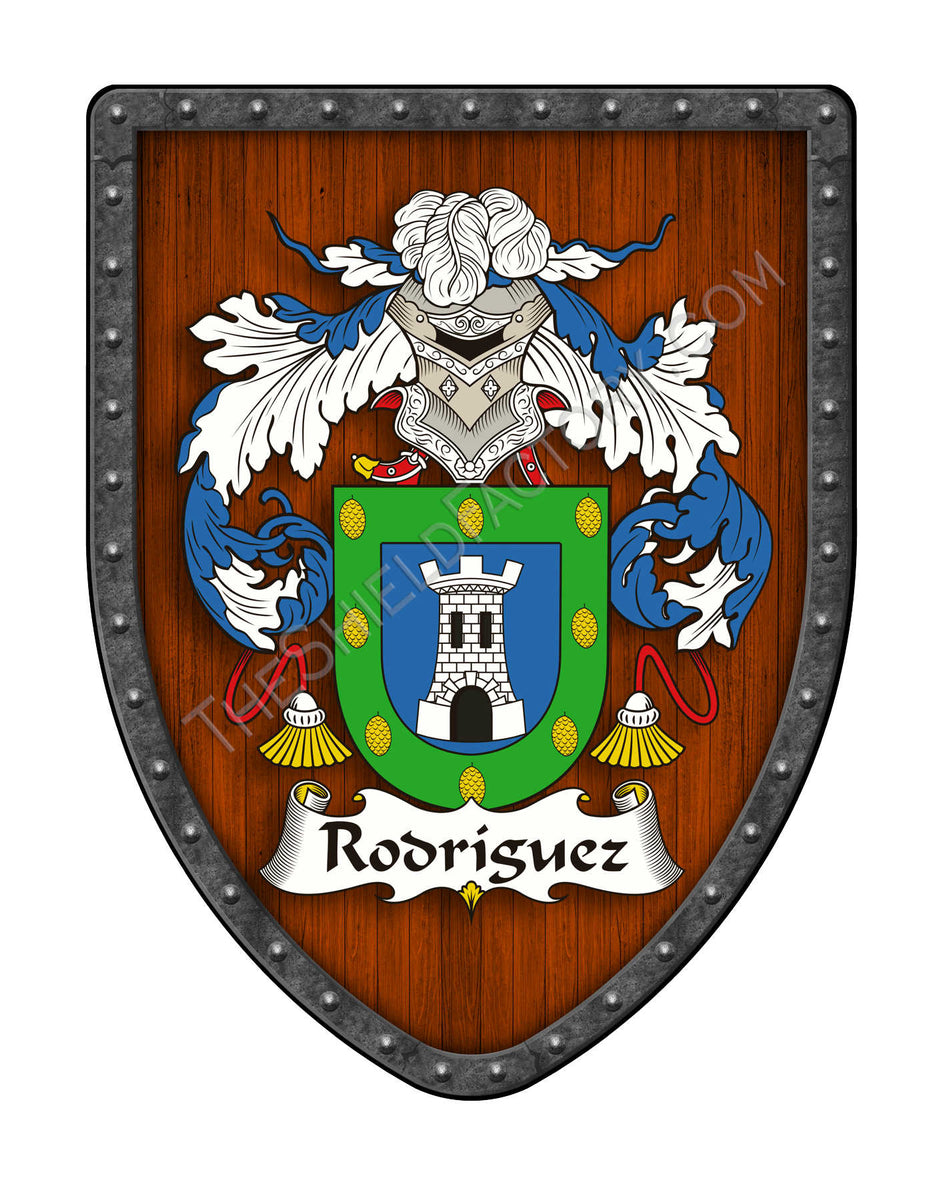 Rodríguez Family Coat of Arms Shield – My Family Coat Of Arms