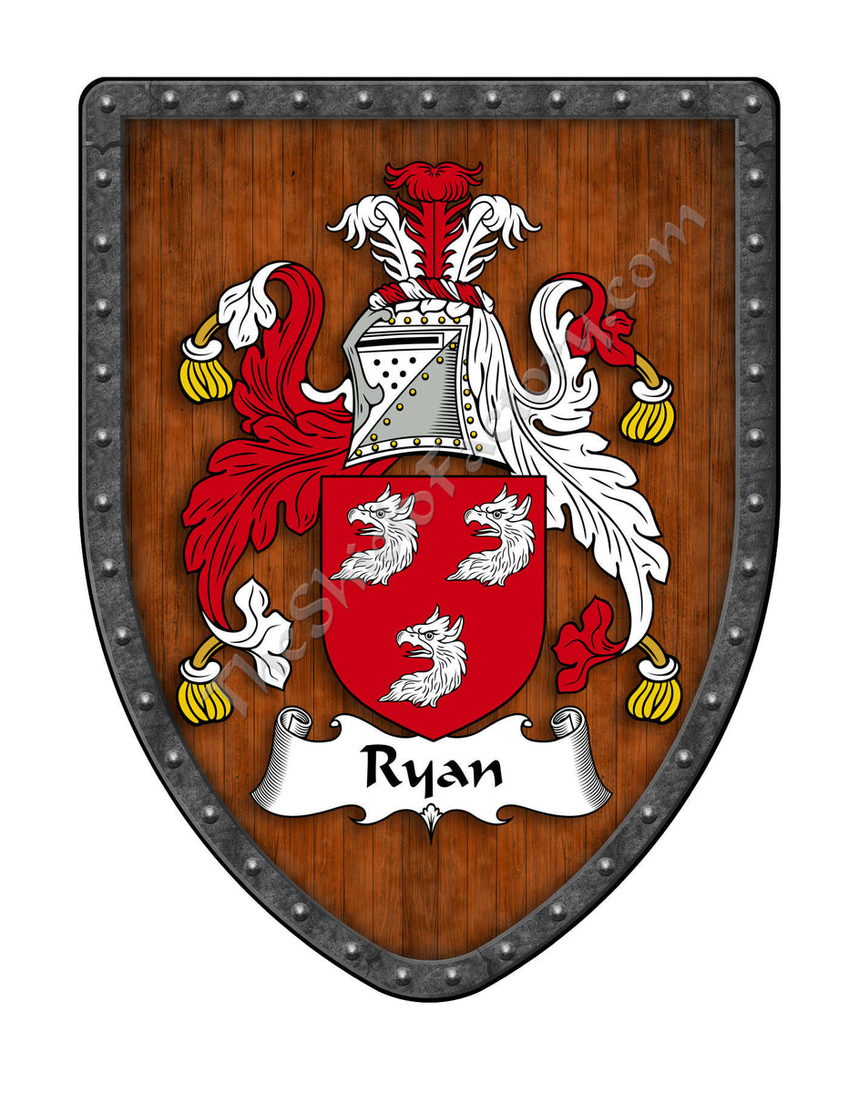 Ryan Coat of Arms Family Crest Shield – My Family Coat Of Arms