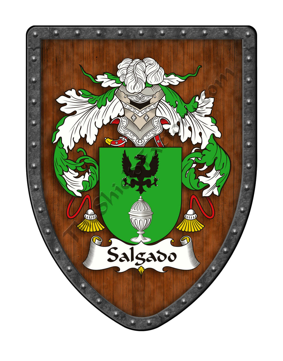 Salgado Coat of Arms Family Crest Shield – My Family Coat Of Arms