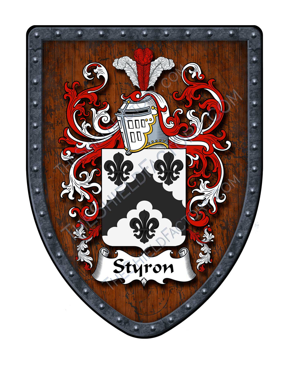 Styron Family Crest Coat of Arms – My Family Coat Of Arms