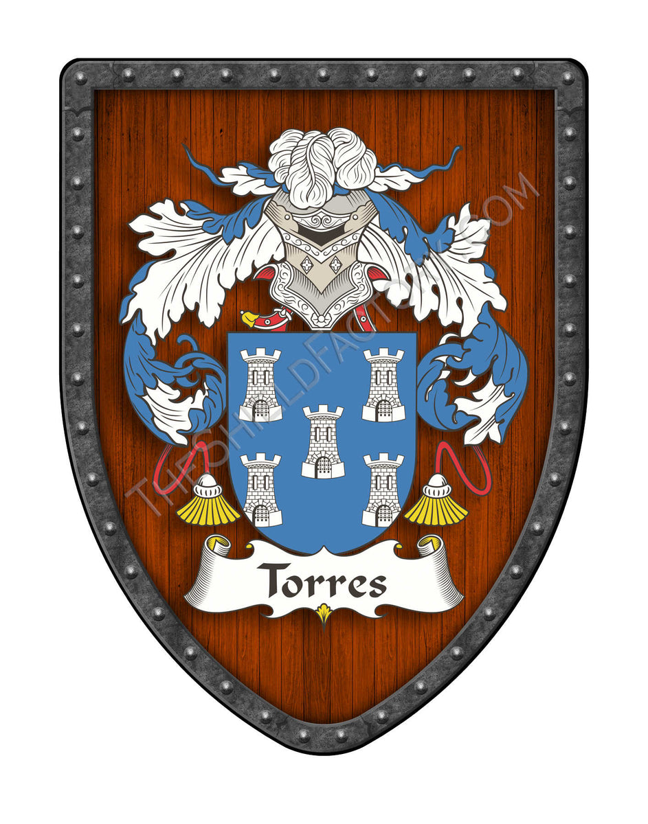Torres Family Coat of Arms Shield – My Family Coat Of Arms
