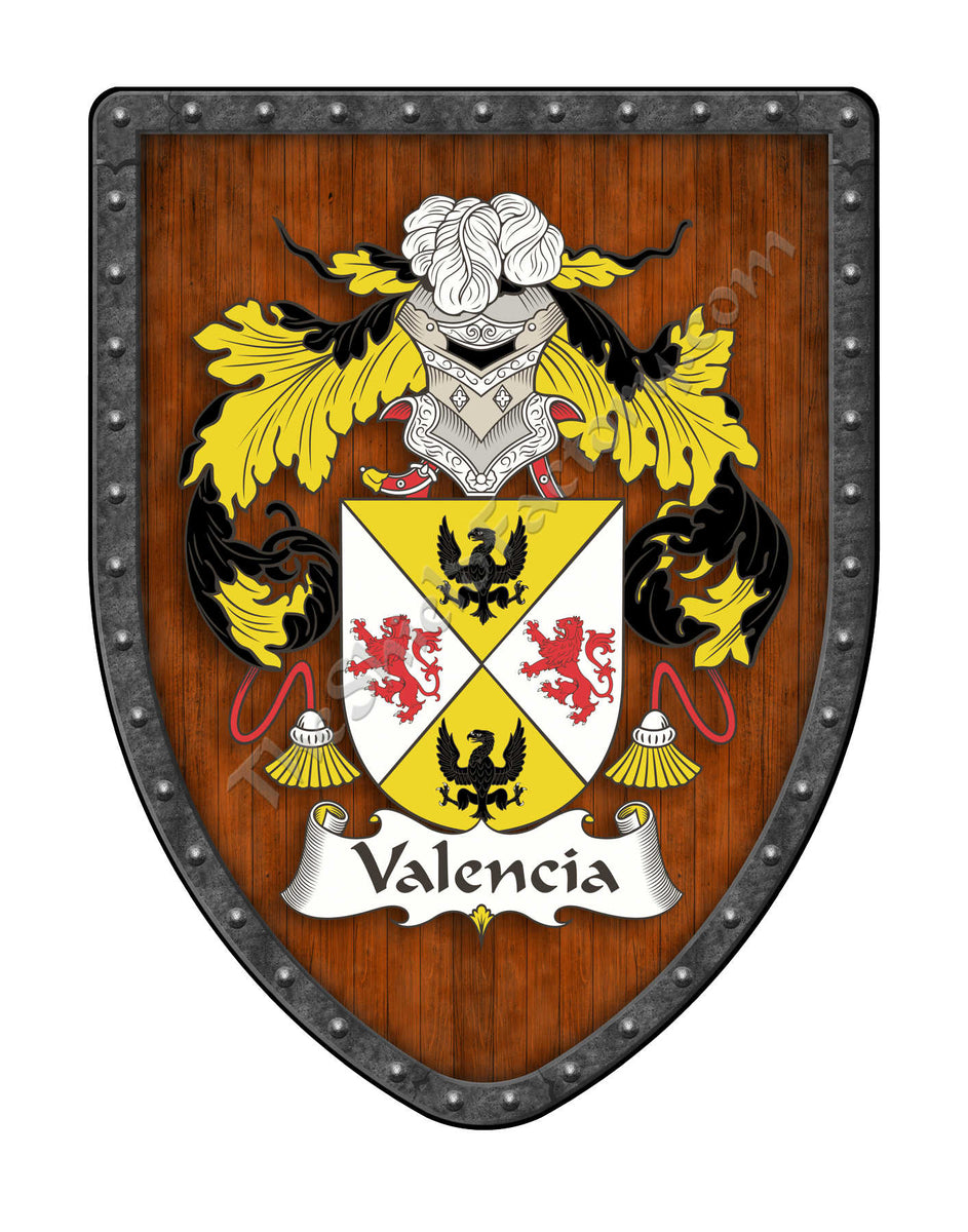 Valencia Family Coat of Arms Shield – My Family Coat Of Arms